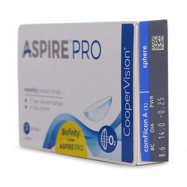 Cooper Vision Aspire Pro Monthly (3 Lens Pack) – Devi Opticians
